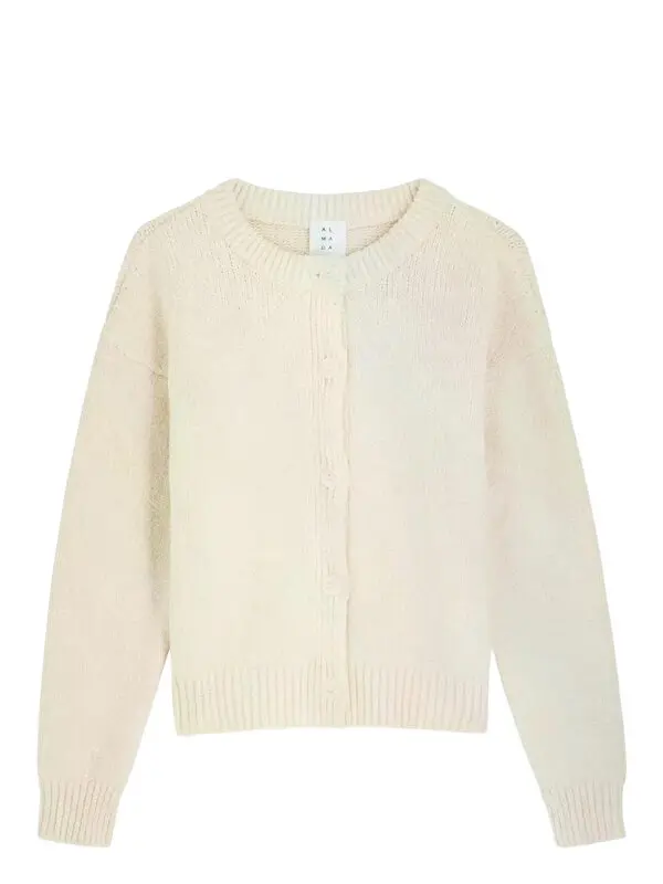 Almada Label Kai Buttoned Cardigan - White
