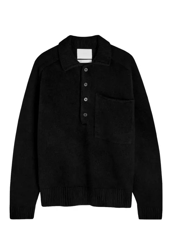 Citizens Of Humanity Agatha Button Pocket Knitwear - Black