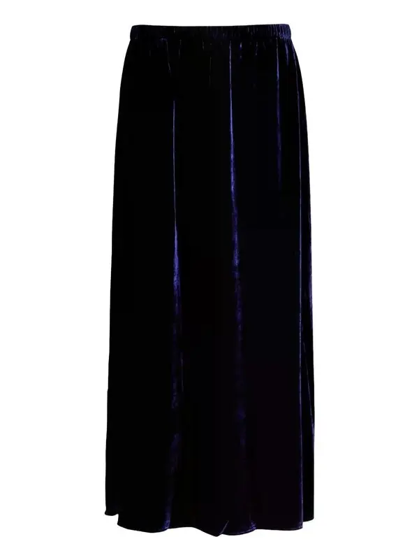 Eileen Fisher Velvet Maxi Skirt - Blue