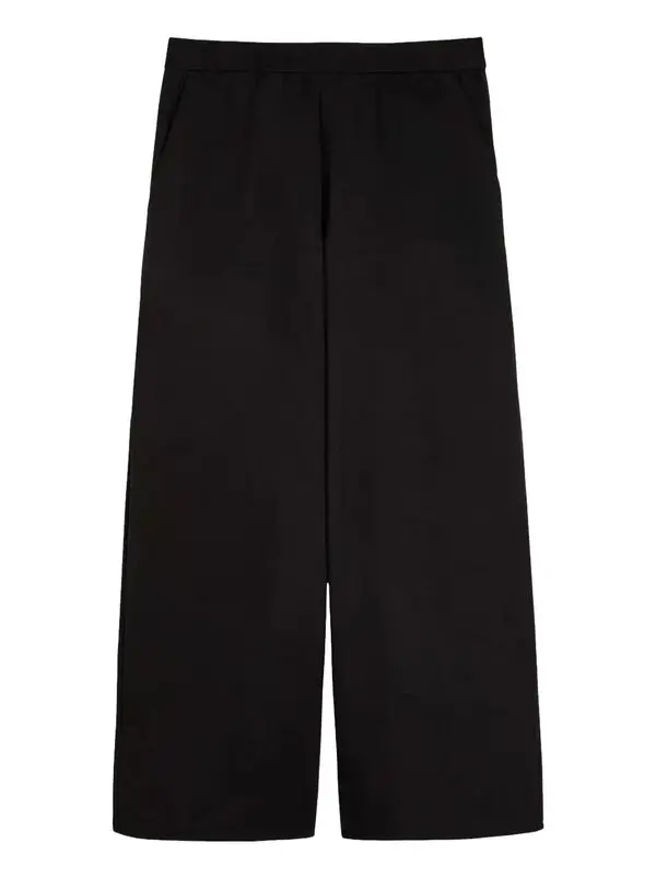 Eileen Fisher Pocket Wide-leg Trousers - Black