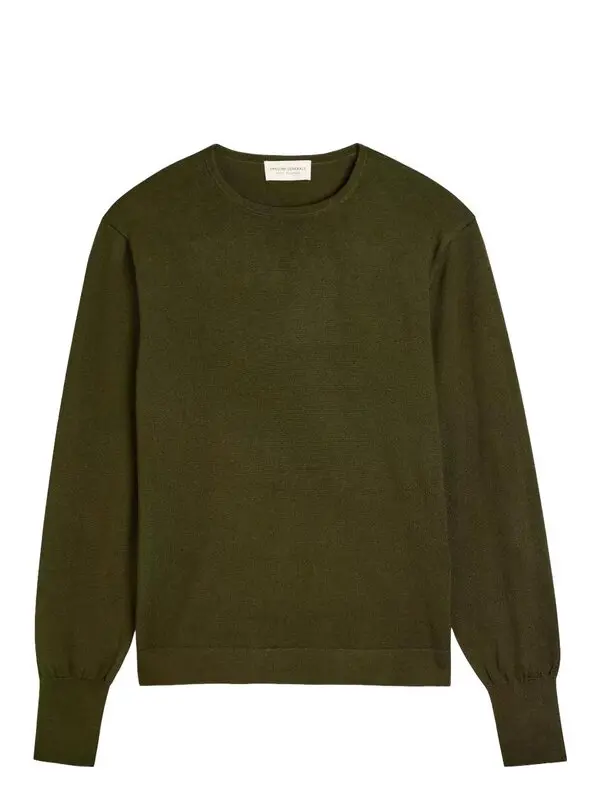 Officine Générale Crew-neck Sweater - Green