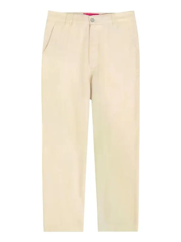 THE ELDER STATESMAN Pashmina Trousers - Neutrals