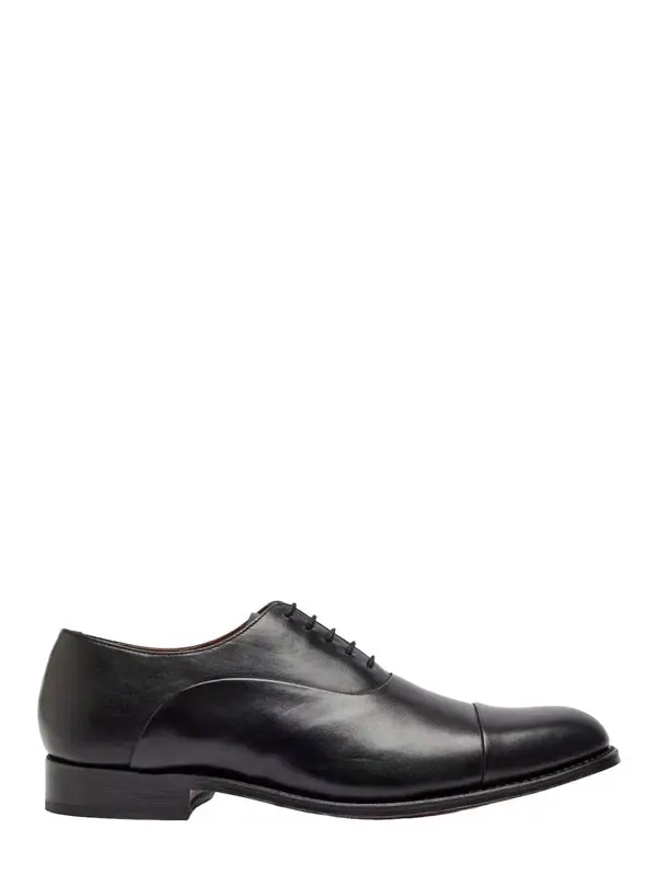 Grenson Nate Cap-toe Oxford Shoes - Black