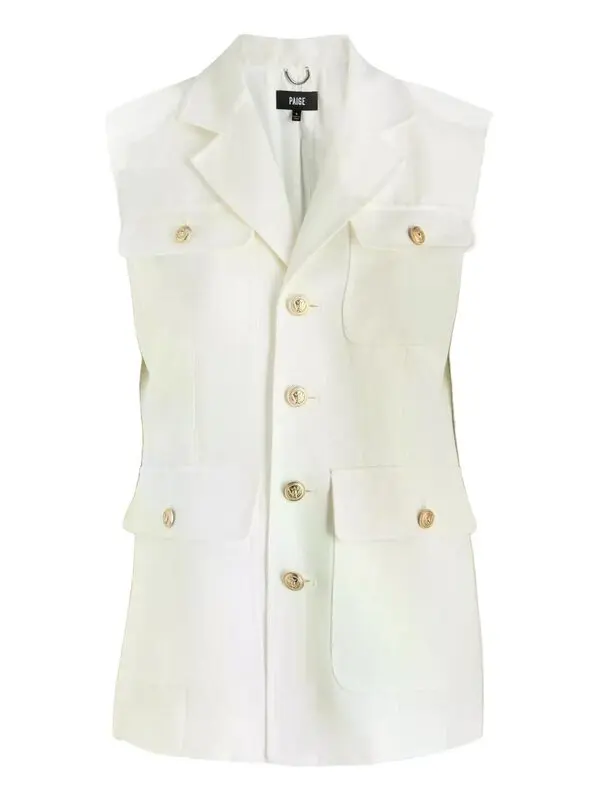 Paige Reign Flap-pocket Jacket - White