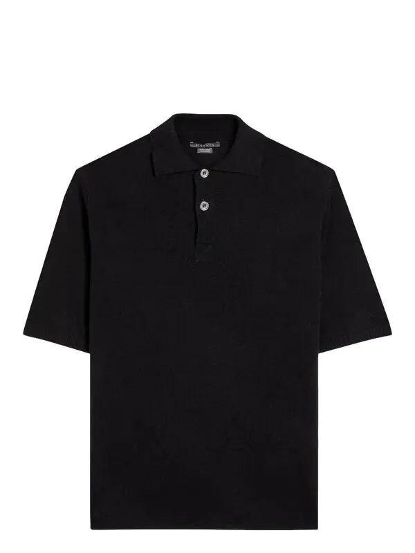 BEGG X CO Cashmere Polo Shirt - Black