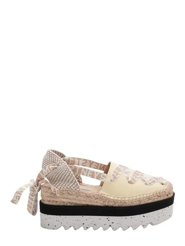 Stella McCartney Gala Organic Canvas Espadrilles - Yellow