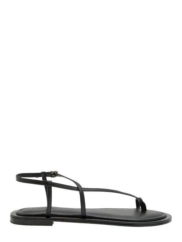 A.emery The Reef Leather Sandals - Black