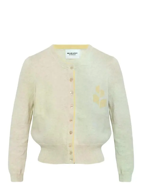 MARANT ETOILE Layered Cardigan - Neutrals