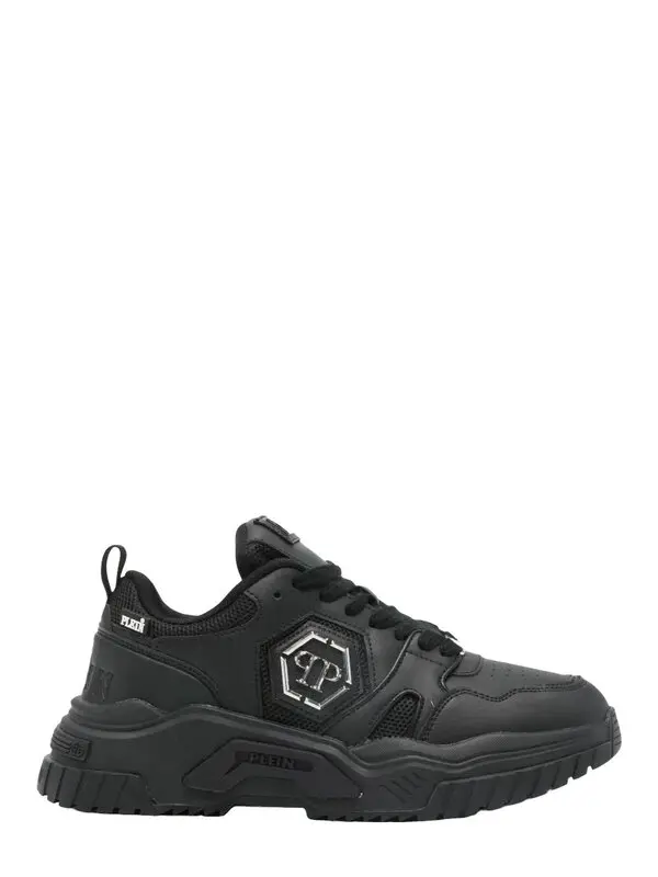 Philipp Plein Logo Plaque Sneakers - Black