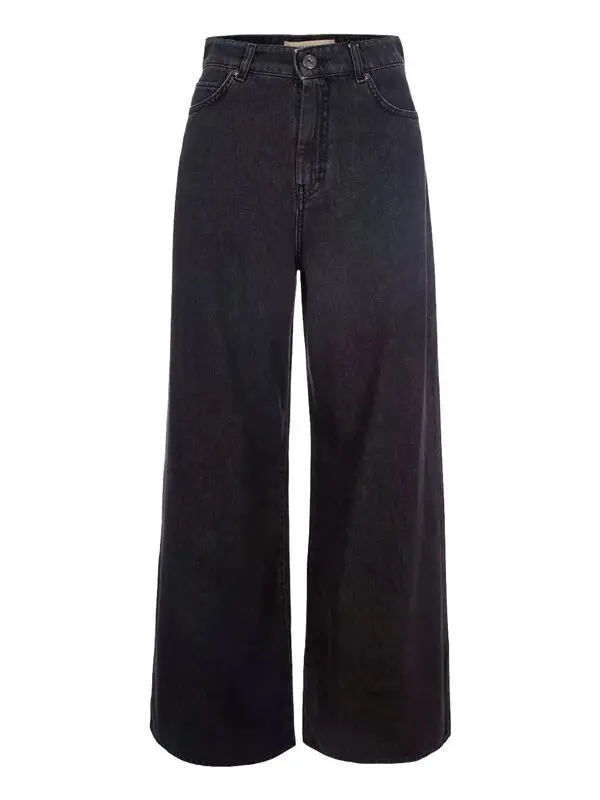 Max Mara Wide-leg Jeans - Black
