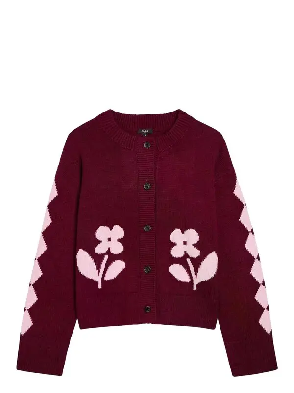 Rails Mavie Flower-motif Sweater - Red