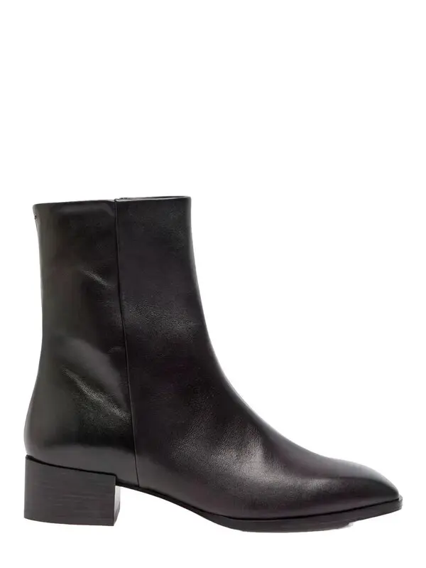 AeydĒ Lee Leather Ankle Boots - Black