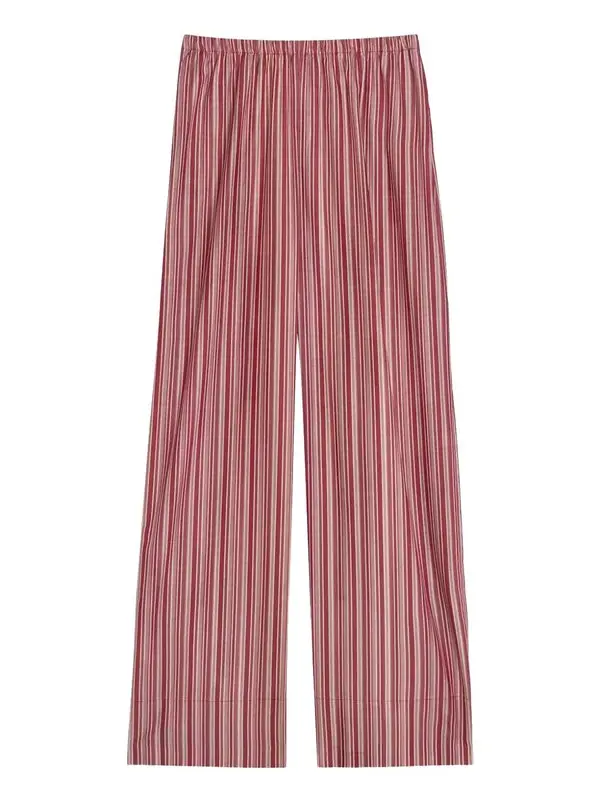 Faithfull The Brand Striped Trousers - Red