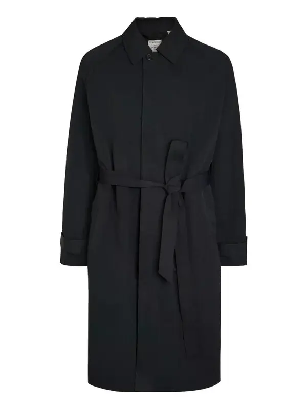 Calvin Klein Belted Trench Coat - Black