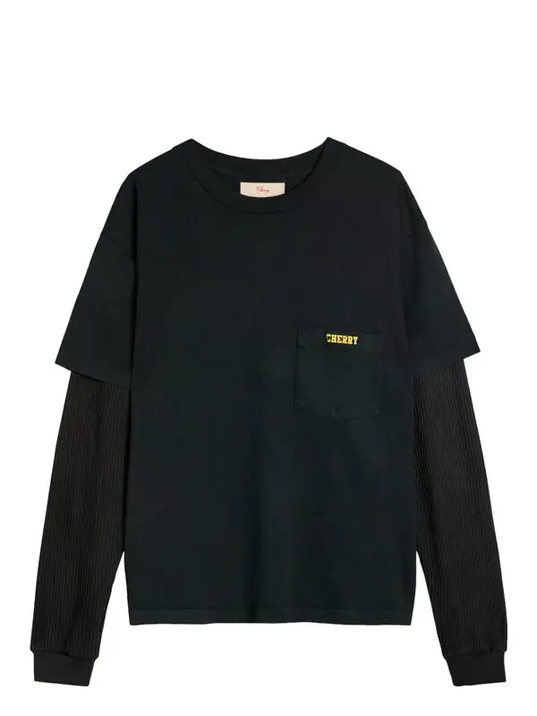 CHERRY LA Pocket Long-sleeve T-shirt - Black