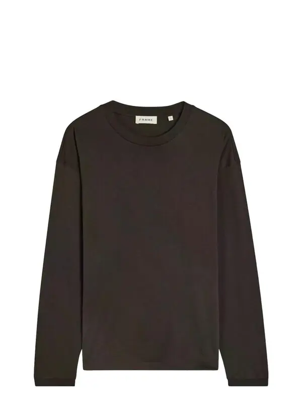 FRAME Long-sleeve T-shirt - Brown