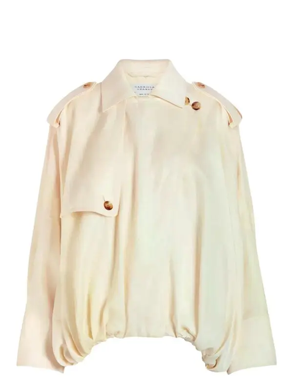 Gabriela Hearst Hunt Trench Jacket - Neutrals