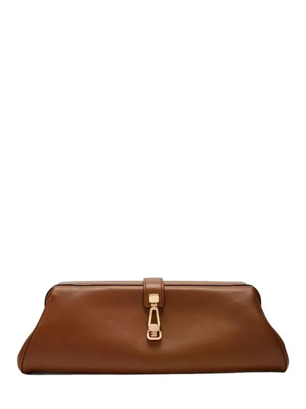 Gabriela Hearst Paola Clutch Bag - Brown