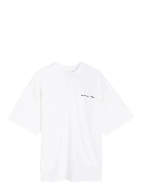 MKI MIYUKI ZOKU Uniform Crew-neck T-shirt - White