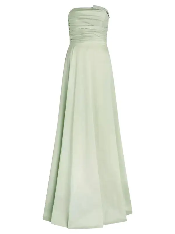 Bernadette Lucina Strapless Ruched Dress - Green