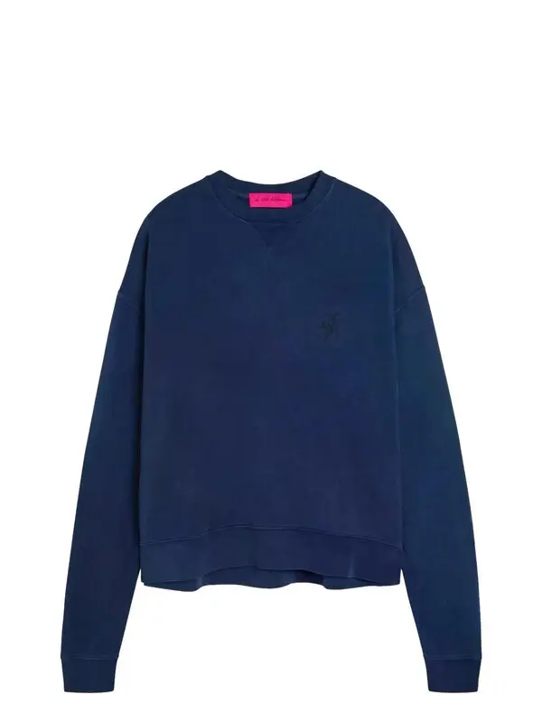 THE ELDER STATESMAN Crew-neck Sweatshirt - Blue