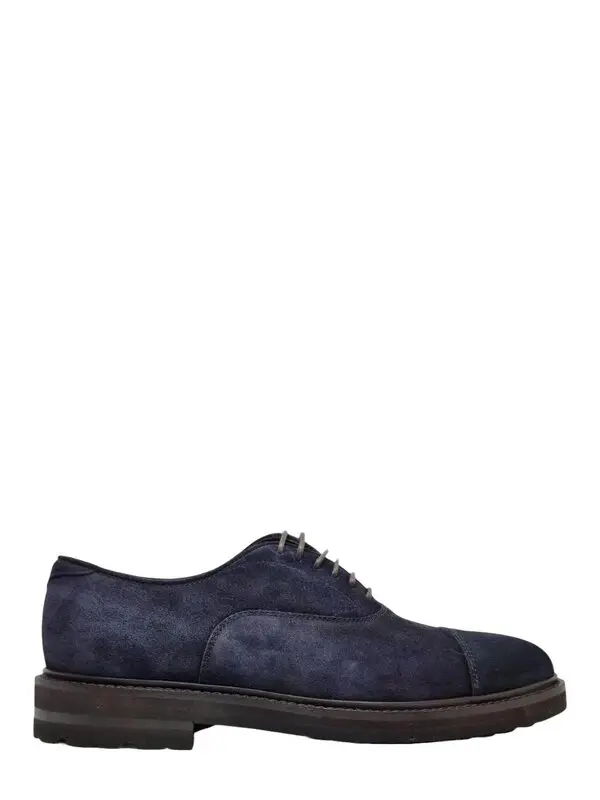 HENDERSON BARACCO Suede Oxford Shoes - Blue