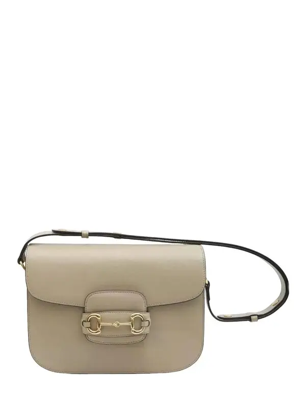 Gucci Medium Horsebit Shoulder Bag - Neutrals