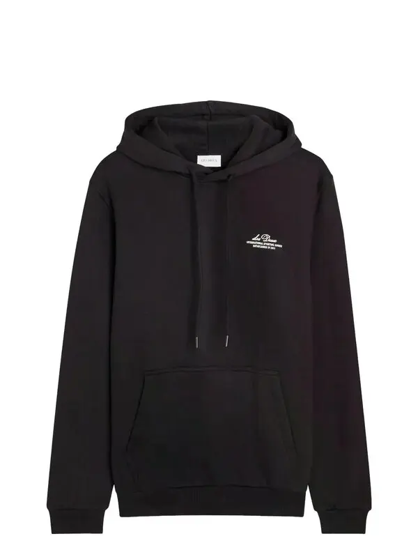 LES DEUX Ben Globe Hoodie - Black