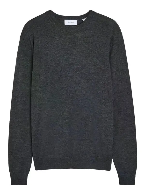 LES DEUX Crew-neck Sweater - Grey