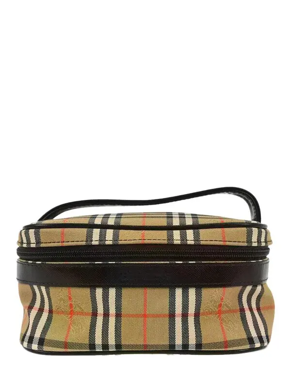 Burberry 1990-2000s Check Vanity Bag - Neutrals