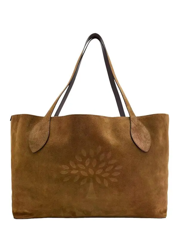 Mulberry Tree-motif Tote Bag - Brown