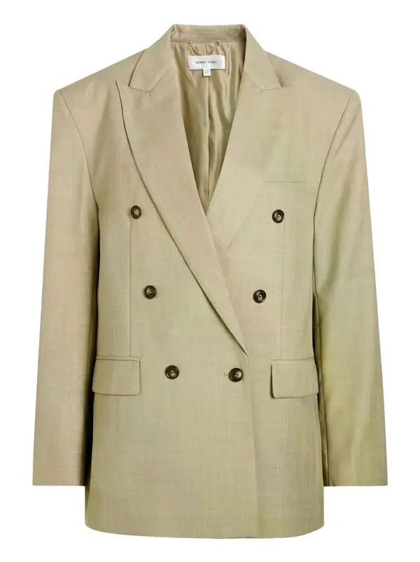 Ronny Kobo 1988 Double-breasted Blazer - Neutrals