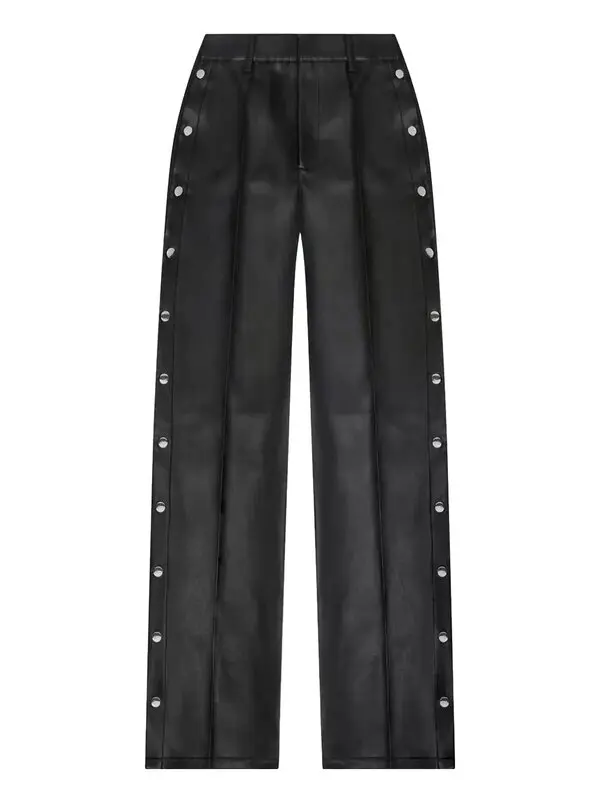 Manière De Voir Pintuck Popper Trousers - Black