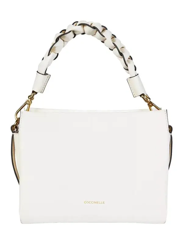 COCCINELLE Boheme Top-handle Cross Body Bag - White