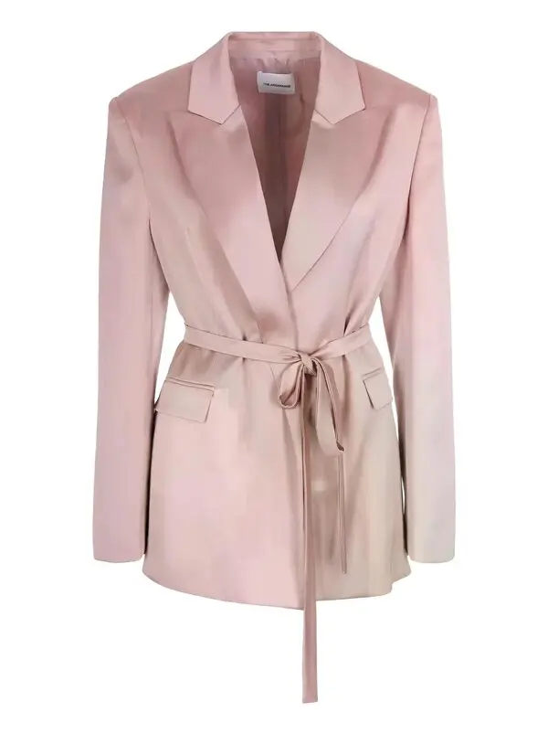 Andamane Tie-waist Jacket - Pink