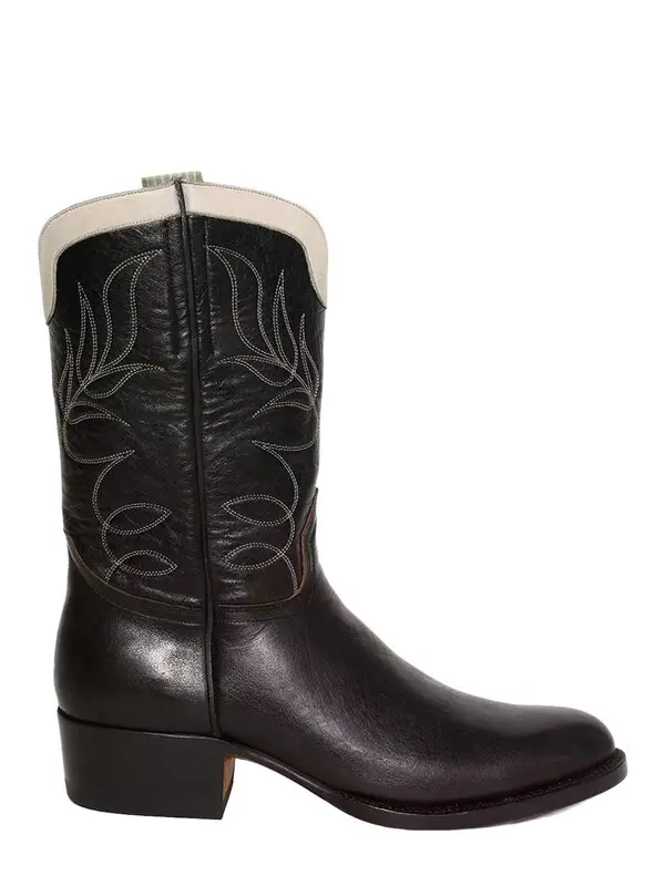 Nick Fouquet Amarillo Western Boots - Black