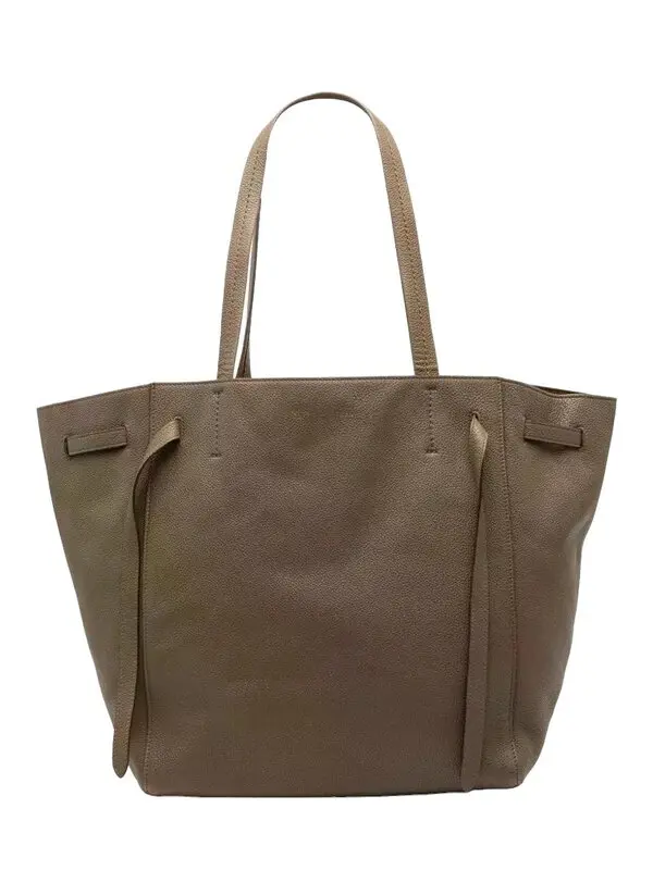 Celine 2014 Small Leather Phantom Cabas Tote Bag - Brown