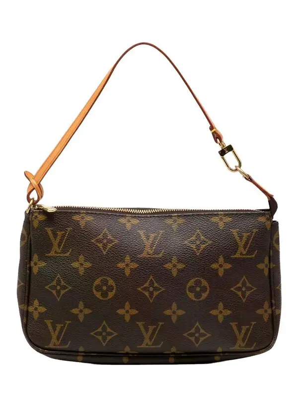 LOUIS VUITTON 2001 Monogram Pochette Accessoires - Brown