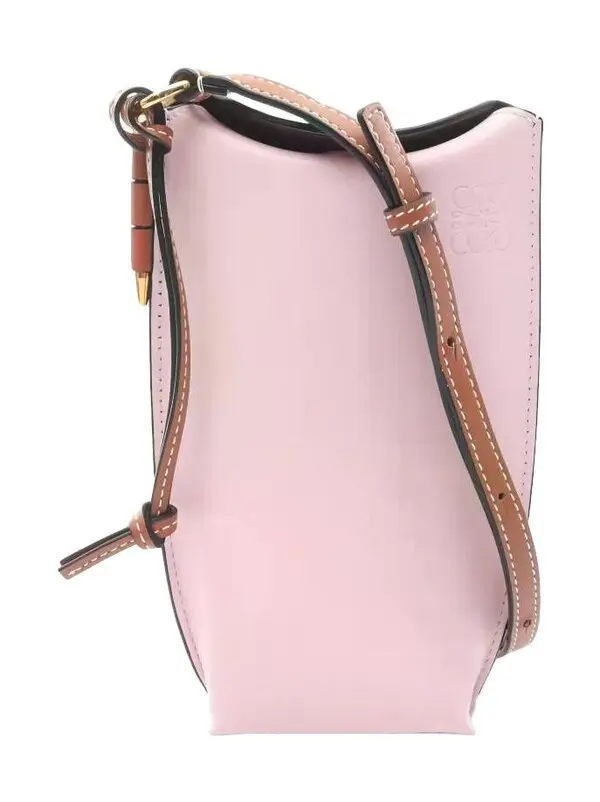 Loewe Leather Shoulder Bag - Pink