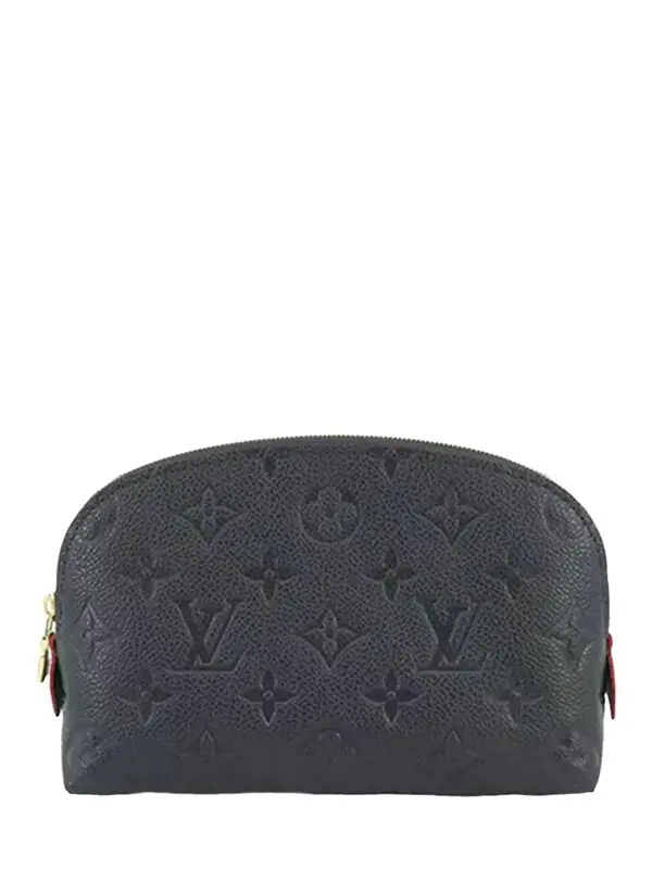 LOUIS VUITTON Monogram Empreinte Pochette Cosmetique - Blue