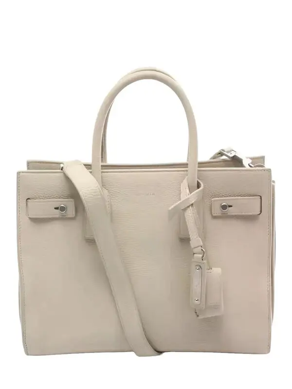 Saint Laurent 2000s Leather Tote Bag - Neutrals