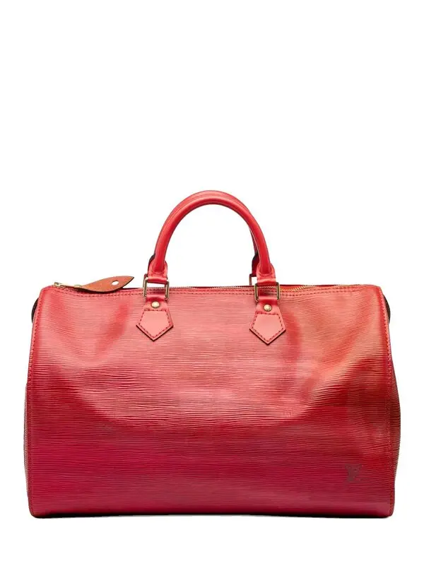 LOUIS VUITTON 1995 Epi Speedy 35 Boston Bag - Red