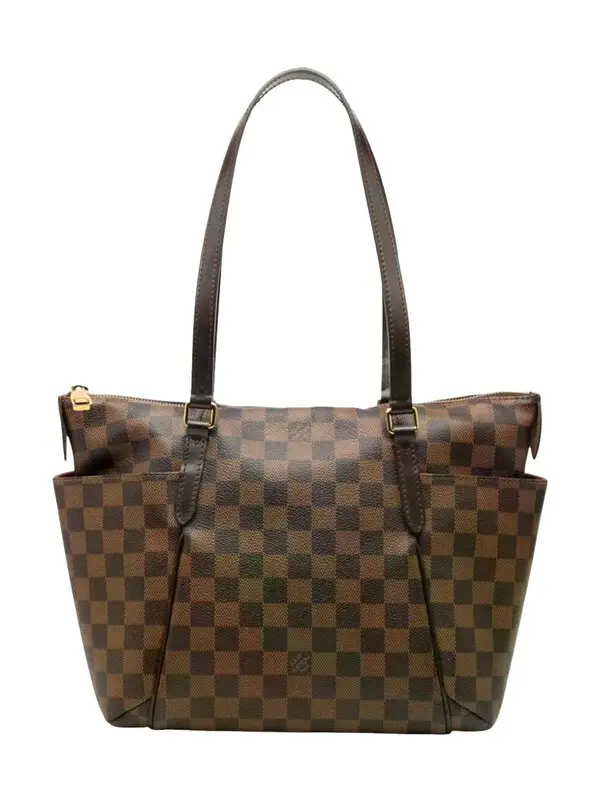 LOUIS VUITTON 2015 Damier Ebene Totally Pm Tote Bag - Brown