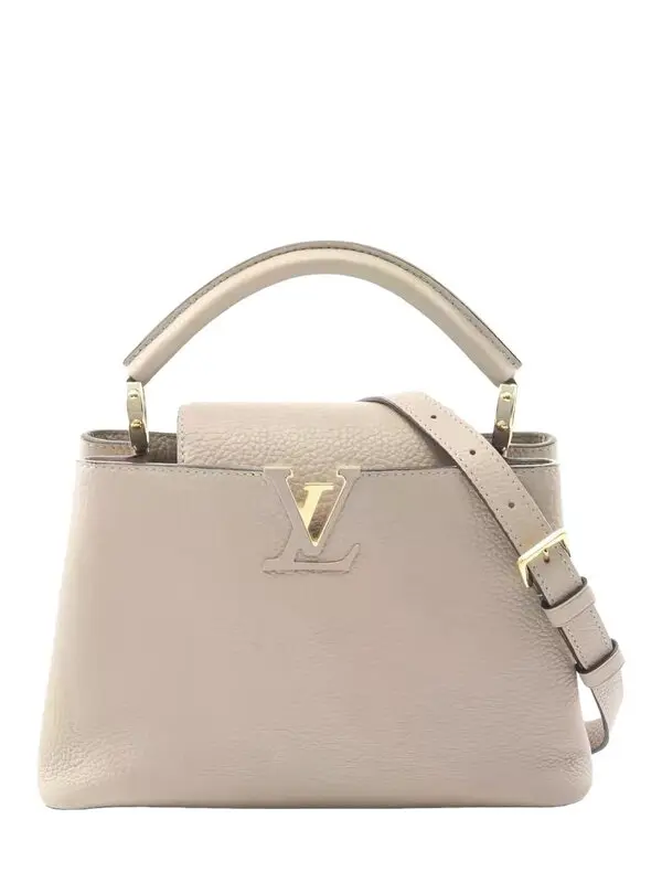 LOUIS VUITTON Capucines Bb Taurillon Handbag - Neutrals