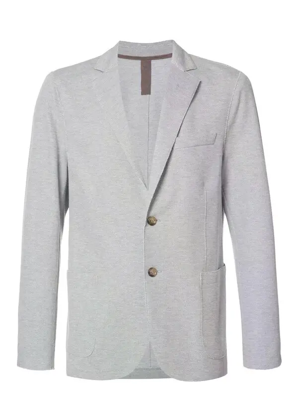 Eleventy Button Up Blazer - Grey