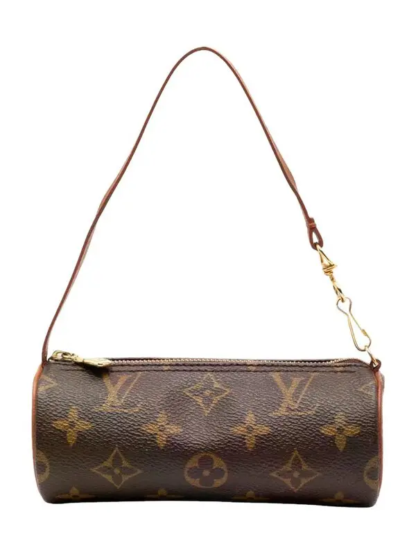 LOUIS VUITTON 1990-2010 Monogram Papillon Pochette - Brown