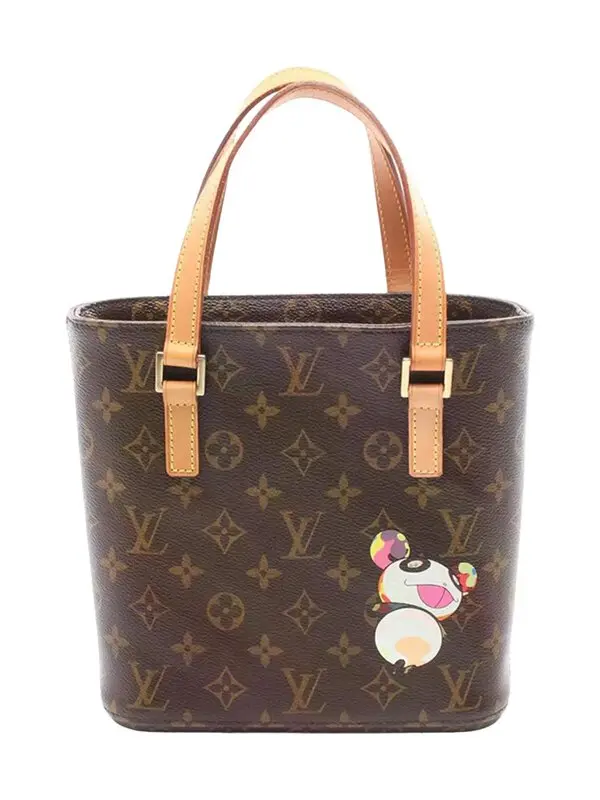 LOUIS VUITTON 2004 Murakami Monogram Panda Vavin Pm Handbag - Brown