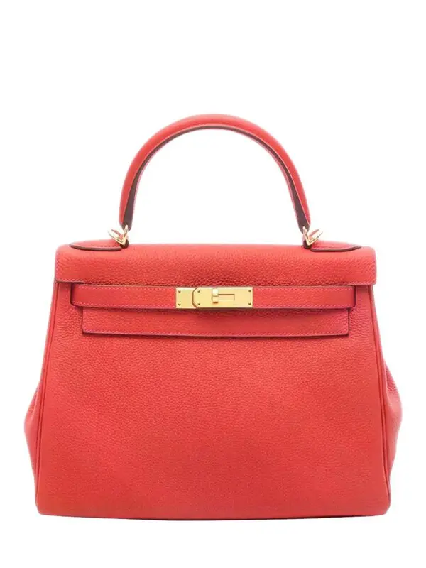 Hermès 2015 Kelly Ii Retourne 28 Satchel - Red