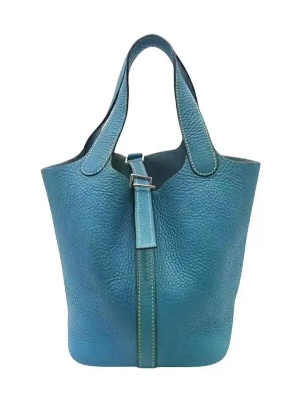 Hermès 2005 Clemence Picotin 18 Handbag - Blue