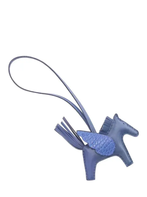 Hermès 2022 Pm Rodeo Pegasus Bag Charm - Blue